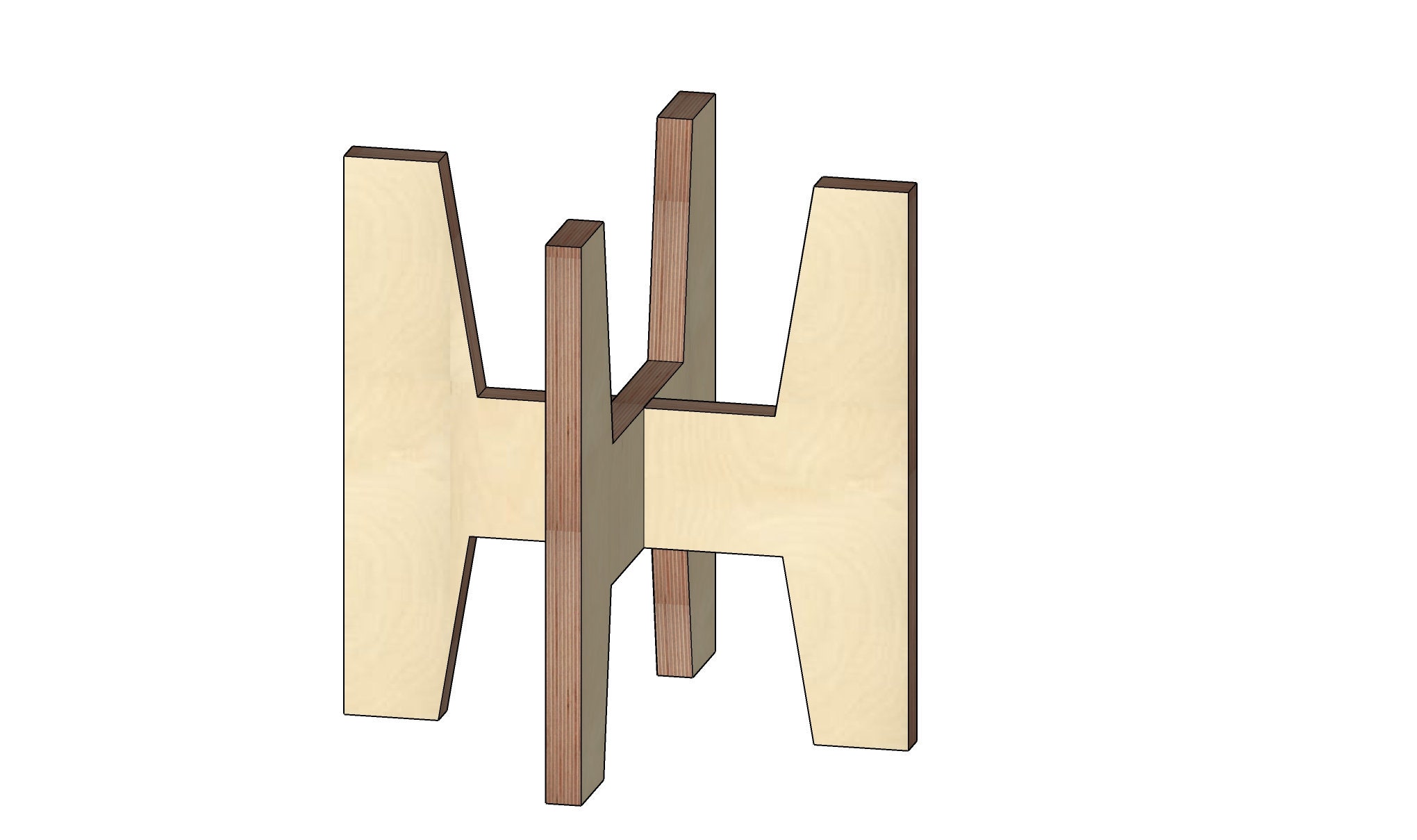 Minimalist Plant Stand V2 - CNC Files for Plywood Furniture - Etsy