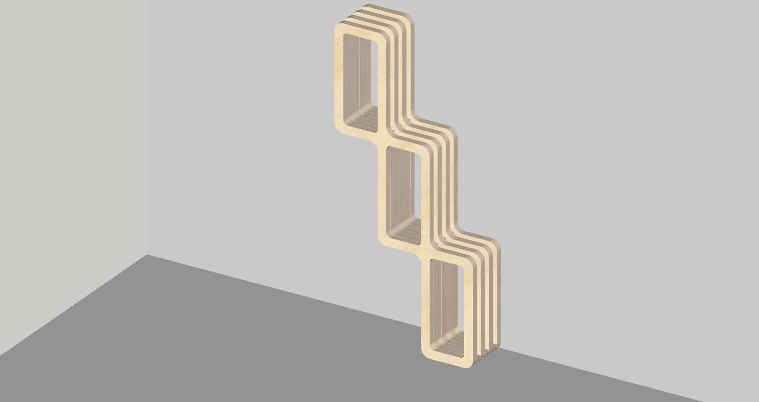 Scandinavian Woven Bookshelves - CNC Files for Plywood Furniture - Etsy