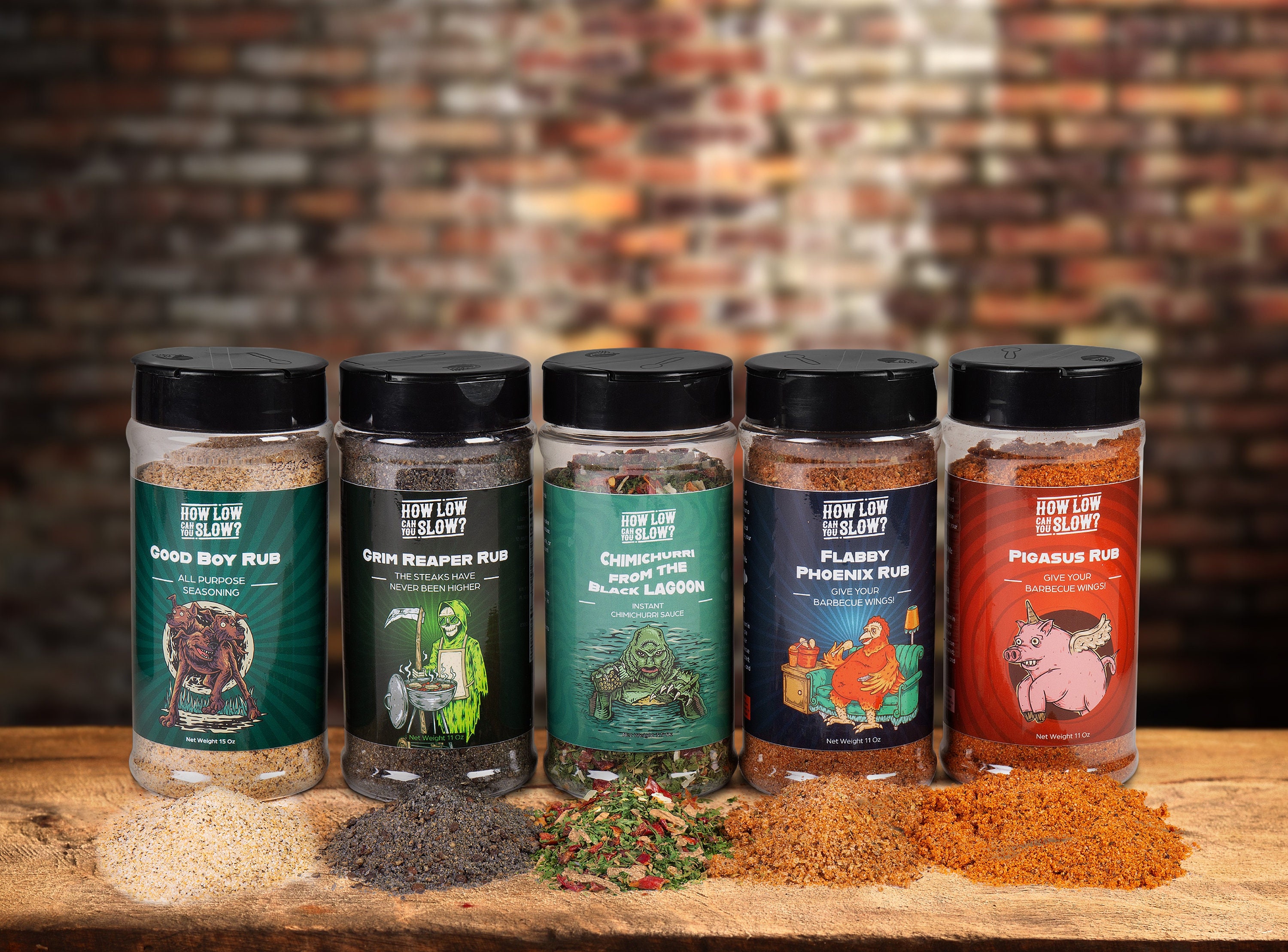 BBQ Rub Bundle: Smoked Meat Seasoning Pack - Etsy