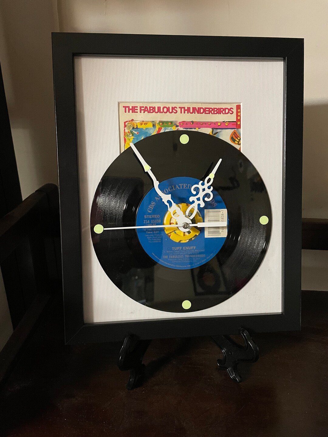 Fabulous Thunderbirds "tuff Enuff" Framed 45 Rpm Vinyl Record Up-cycled ...
