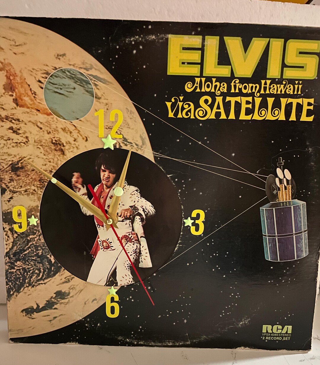 Elvis Presley Aloha From Hawaii via Satellite Original Up-cycled Record ...