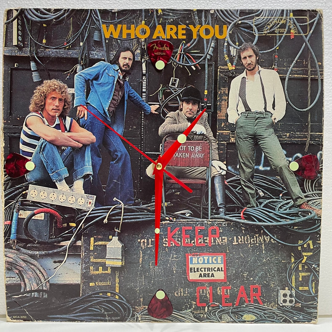 Who - Who Are You Original Vinyl Record Album Jacket Up-cyled Wall ...