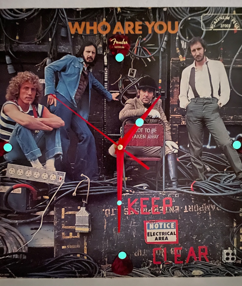 Who - Who Are You Original Vinyl Record Album Jacket Up-cyled Wall ...
