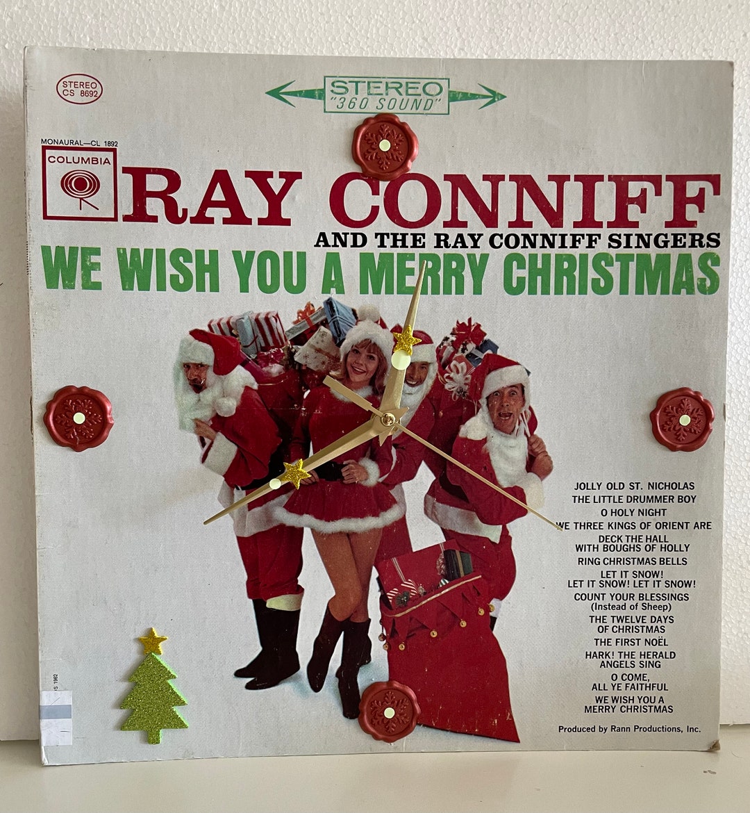 Ray Conniff Christmas Album Clock: Upcycled Holiday Decor - Etsy