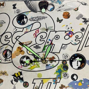 Led Zeppelin III Original Up-cycled Record Album Wall Clock Ca. 1970 - Etsy