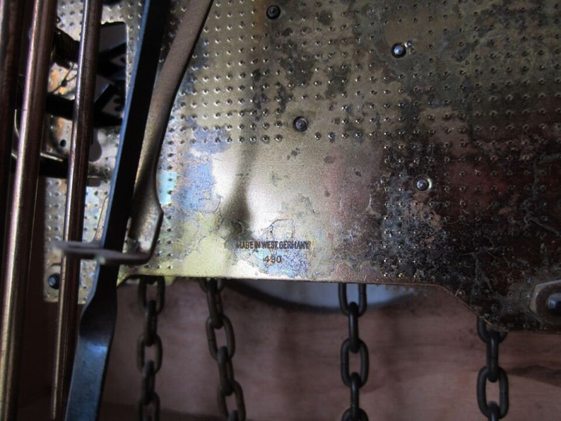 Vintage Chain Drive Pendulum Wall Clock West Germany 38A 490 - Etsy