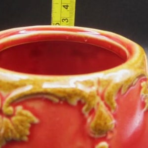 Bombay Red Porcelain Ceramic Red Vase Jar Decorator - Etsy