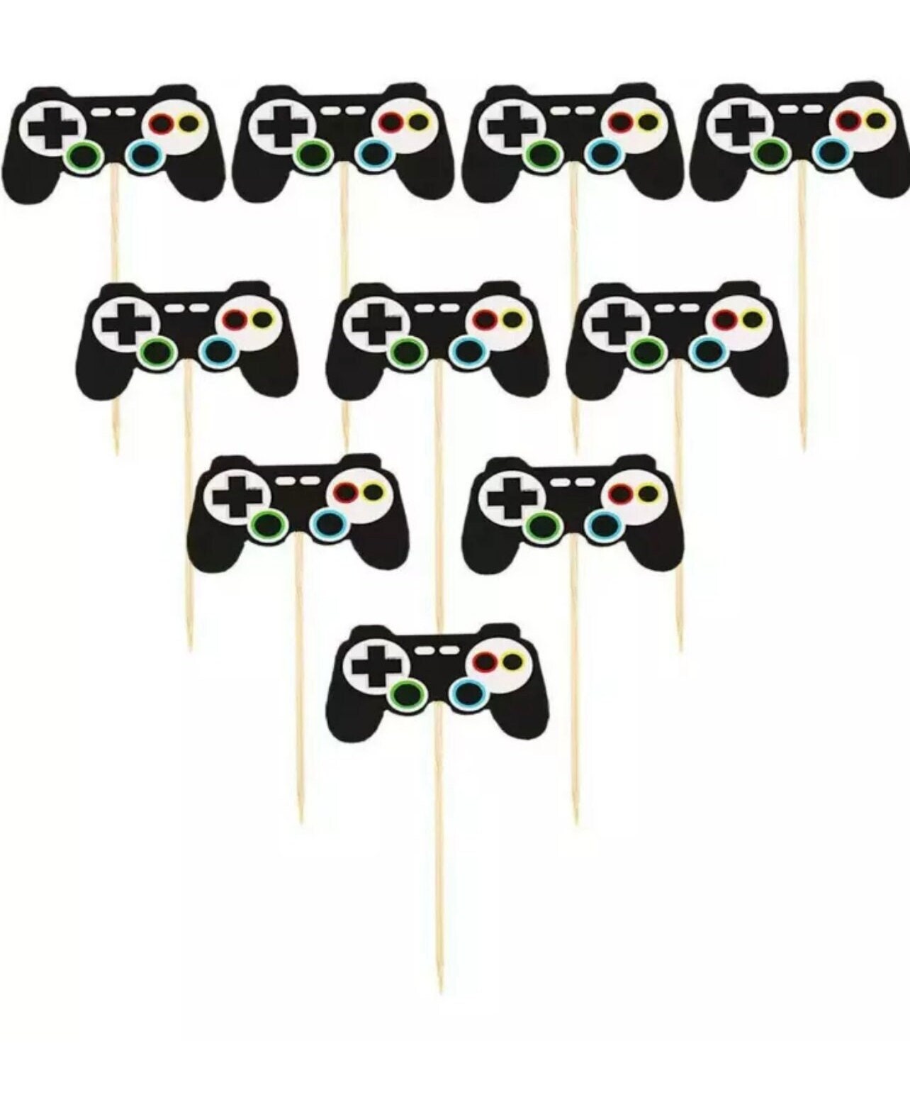 24pcs Gamer Cupcake Toppers Video Game Controller Toppers - Etsy Australia