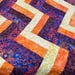 Batik Rail Fence Quilt in Bright Summer Zest Fabric by Hoffman - Etsy