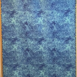 Blue and Yellow Batik Quilt - Jagged Xs - Etsy