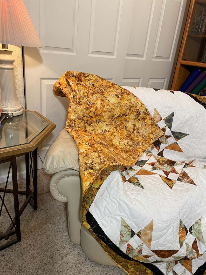 Nine Sisters Quilt in Fall // Autumn Batik Prints - Etsy