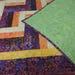 Batik Rail Fence Quilt in Bright Summer Zest Fabric by Hoffman - Etsy