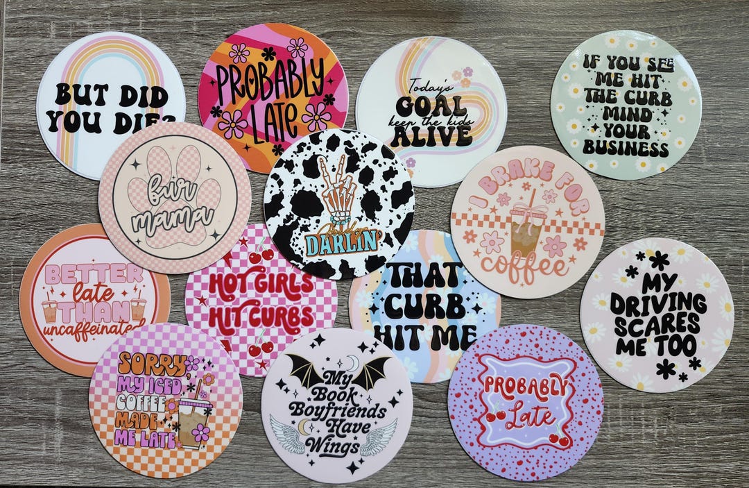 Magnetic Car Decals - Etsy
