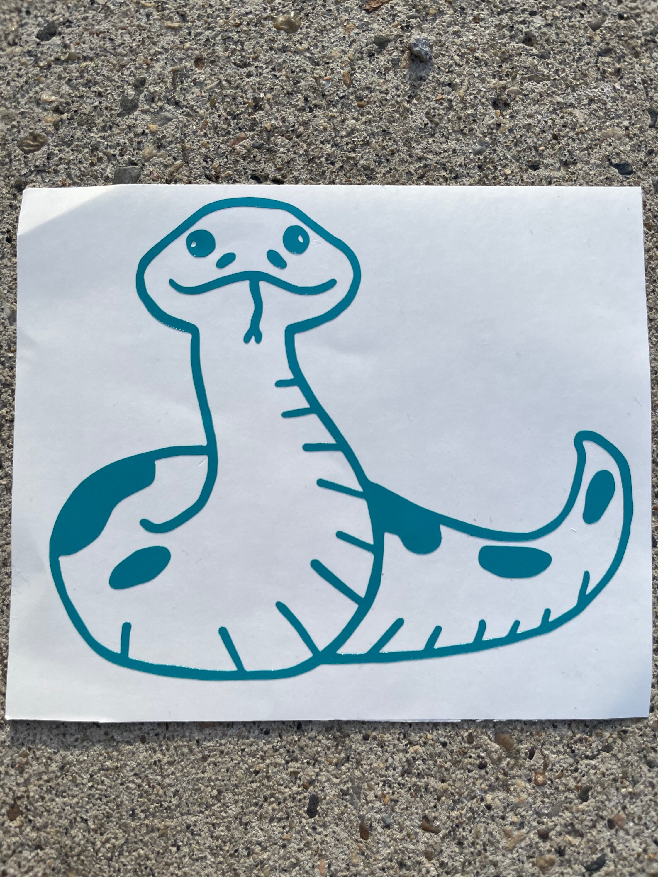 Cute Snake Decal - Etsy
