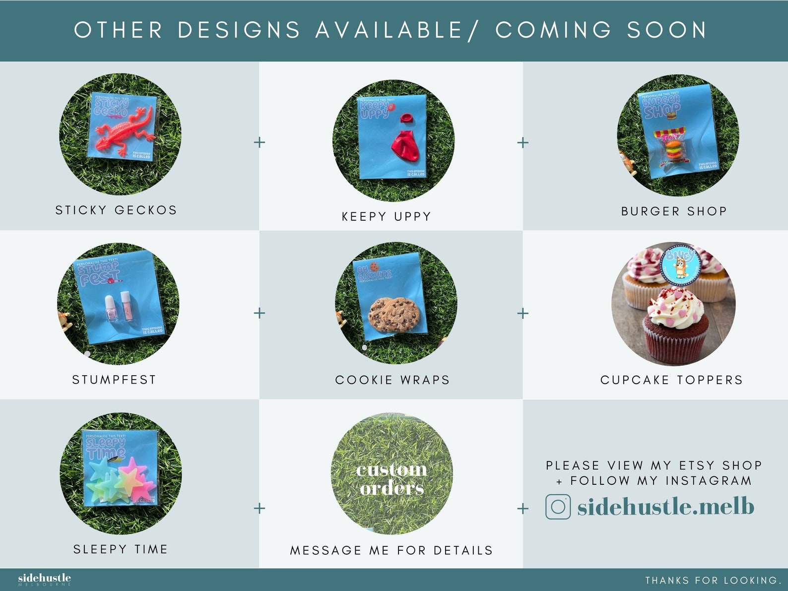 Bluey Sticky Gecko Party Favors Digital Download ONLY - Etsy Hong Kong