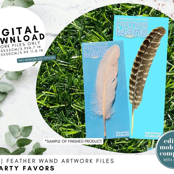 Bluey Feather Wand Printable - Etsy