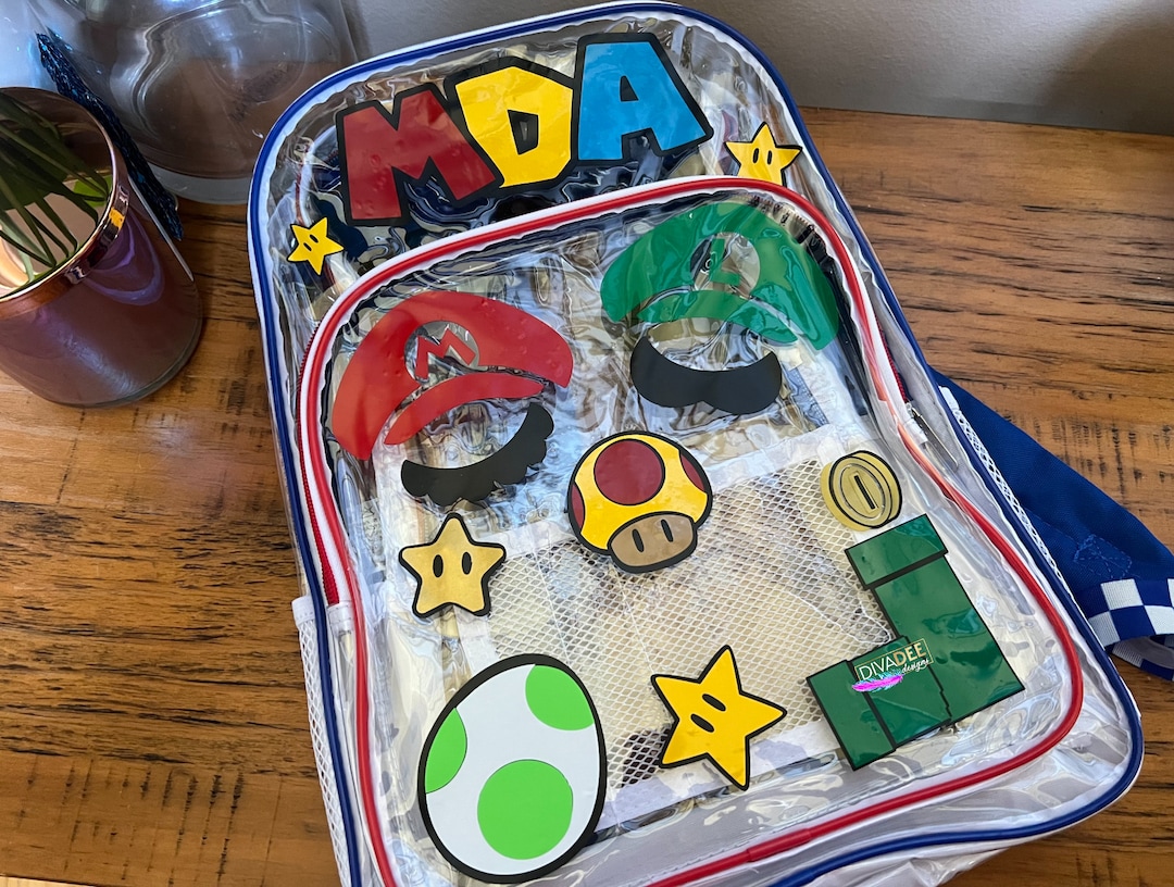 Super Mario Inspired Bookbag - Etsy