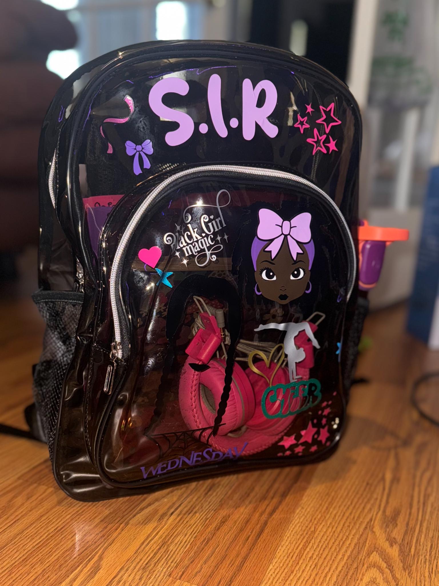 Custom Wednesday Addams Inspired Girl Power Bookbag - Etsy