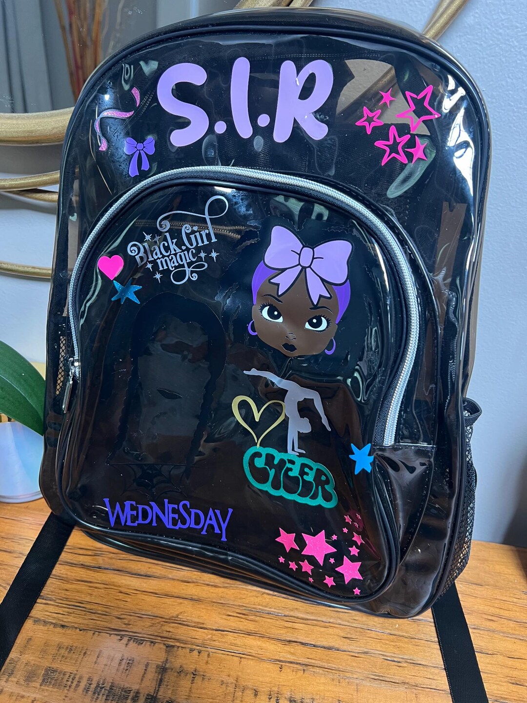 Custom Wednesday Addams Inspired Girl Power Bookbag - Etsy