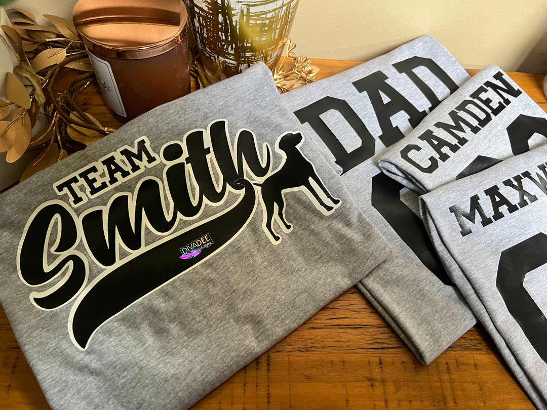 Family Team Shirts (choose Your Own Mascot!) - Etsy