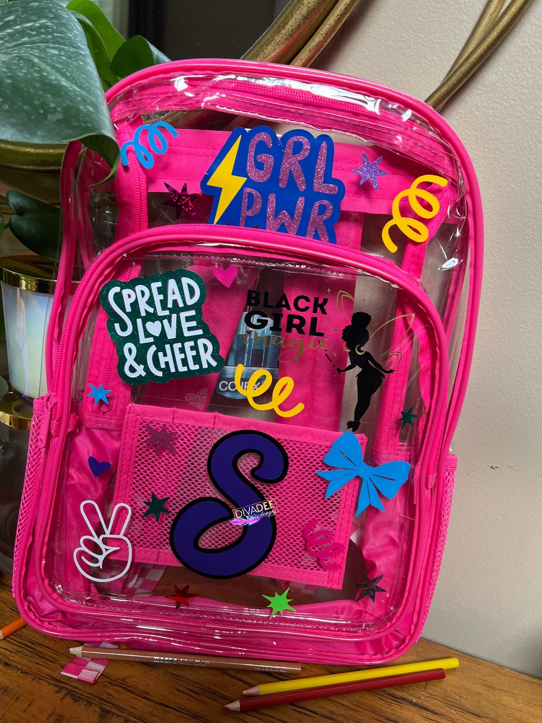 Custom Girl Power Bookbag - Etsy