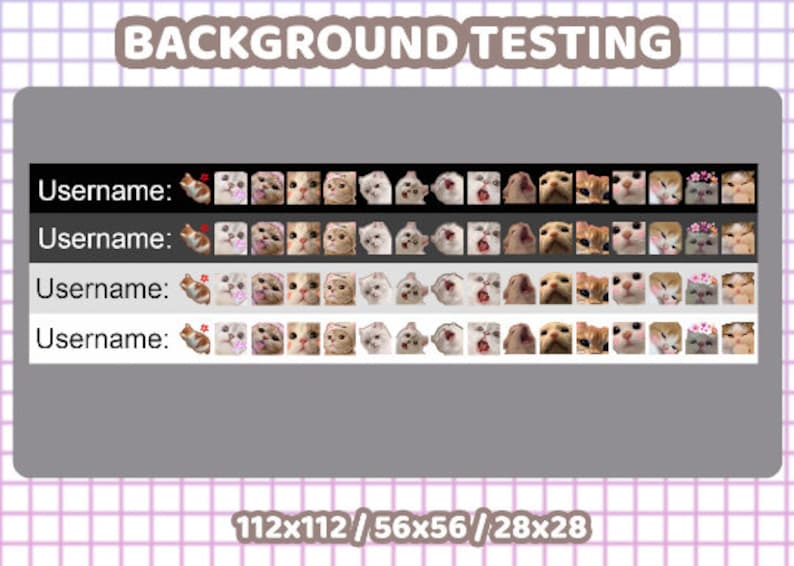 Kawaii Cat Emotes: Funny Emojis for Twitch and Discord (17 PNG) - Etsy