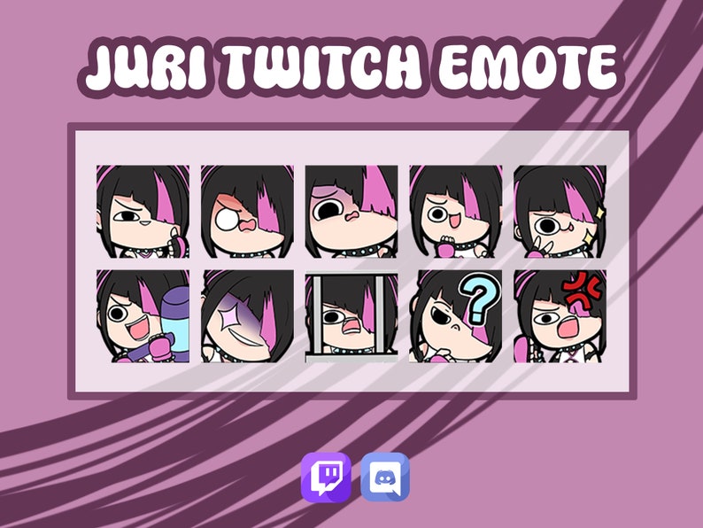 SF6 Juri Emotes Bundle for Twitch and Discord - Etsy
