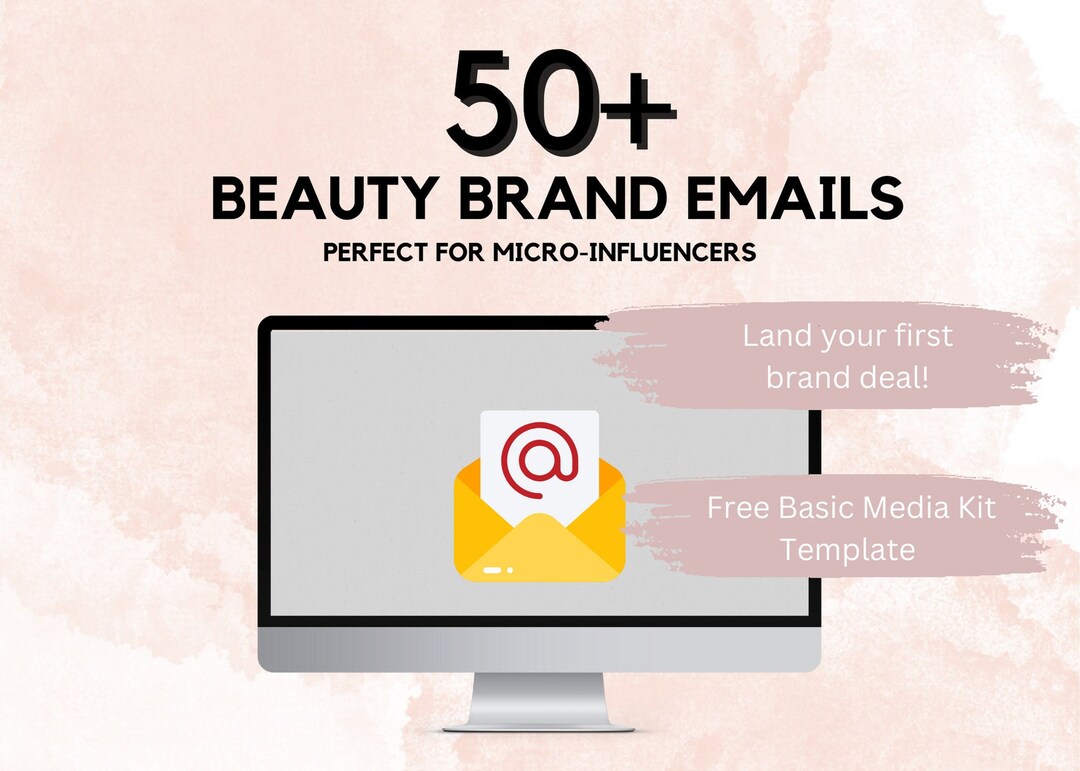 50+ Instagram Influencer Brand Email List, Brand Contact List, Beauty ...
