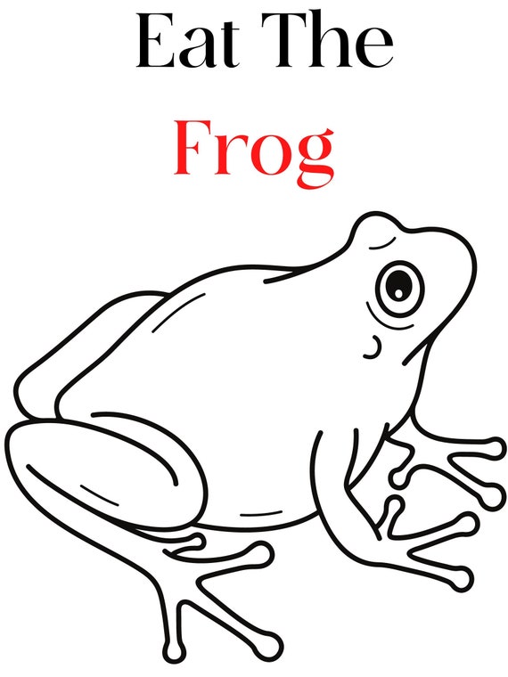 Task Planner Eat the Frog Worksheets Printable PDF | Etsy