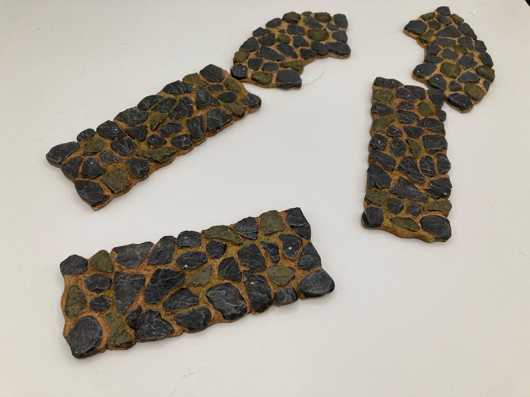 Pieces of Vintage Stone Slate Walk Way to Create a Side Walk for Your ...