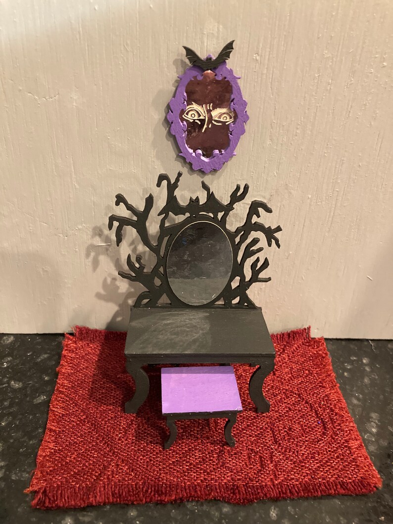 1:24 Scale of Spooky Vanity Table for Your Dollhouse/diorama - Etsy