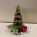 Miniature 1:12th Scale 4 Inch Christmas Trees With Skirt/presents for ...