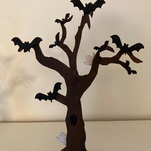 Miniature Dummy Board Trees With Bats and Ghost for Your 1/24th Scale ...