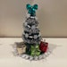 Miniature 1:12th Scale 4 Inch Christmas Trees With Skirt/presents for ...