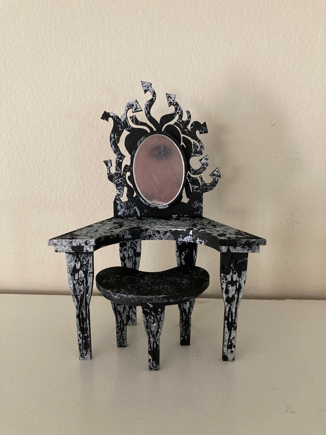 Miniature 1:12th Scale Spooky Vanity for Your Haunted House/shadow Box ...