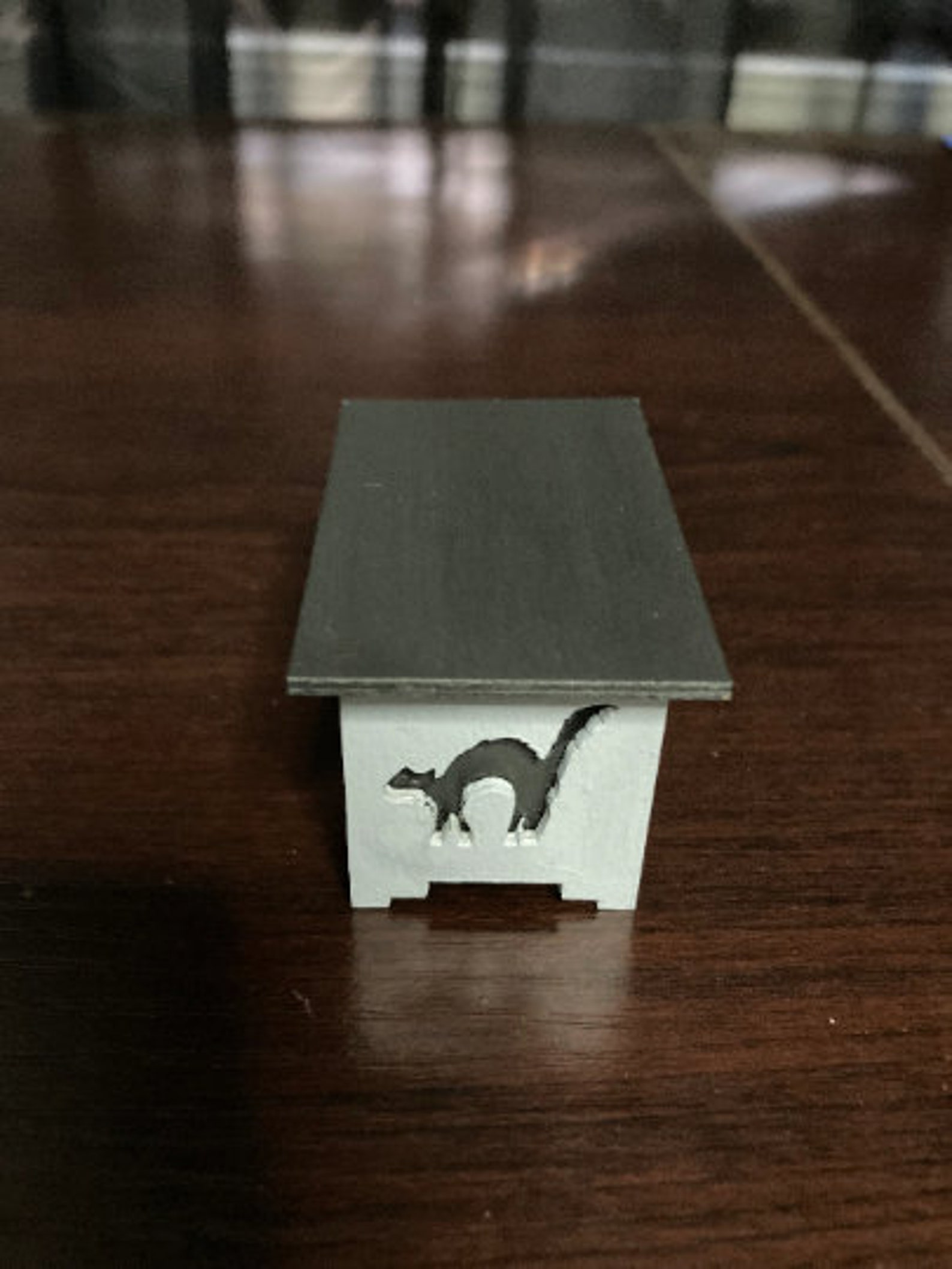 1:24th Miniature Cat & Bat Table and Ghost Chairs for Your - Etsy