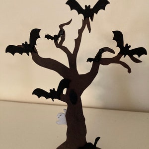 Miniature Dummy Board Trees With Bats and Ghost for Your 1/24th Scale ...