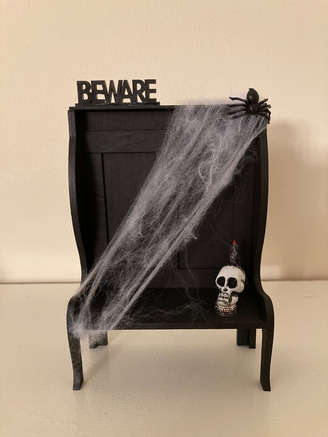 Miniature 1:12th Haunted Deacon Bench for Your Haunted House/shadow Box ...