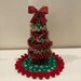 Miniature 1:12th Scale 4 Inch Christmas Trees With Skirt/presents for ...