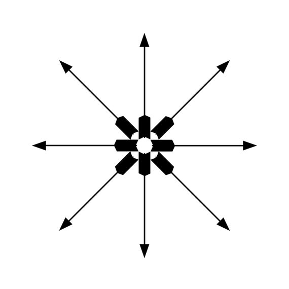 Arrow Circle Art Design SVG JPEG PNG Instant Digital - Etsy