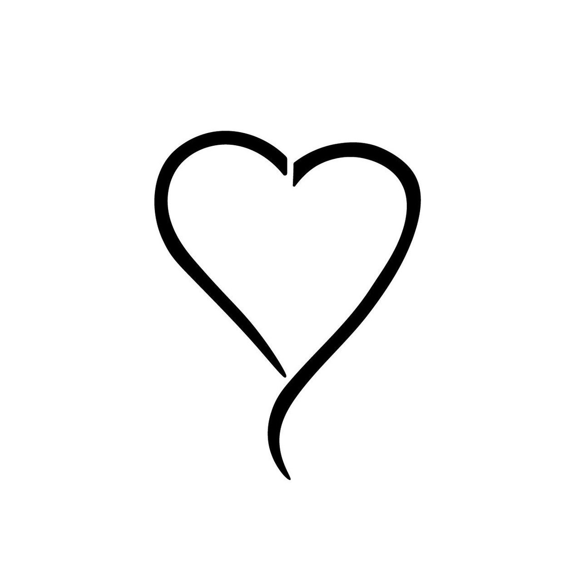 Open Heart SVG, JPEG, PNG Instant Digital Download - Etsy