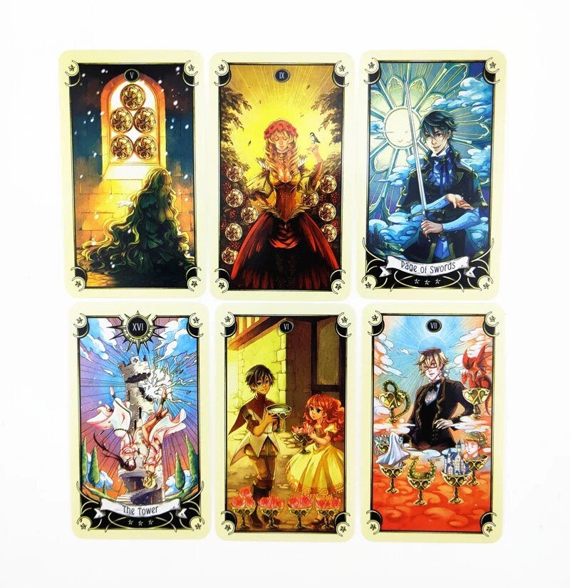 Manga Tarot Cards - Etsy