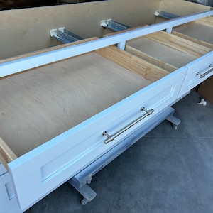 7ft White Kitchen Island Without Top. Custom Welcome - Etsy