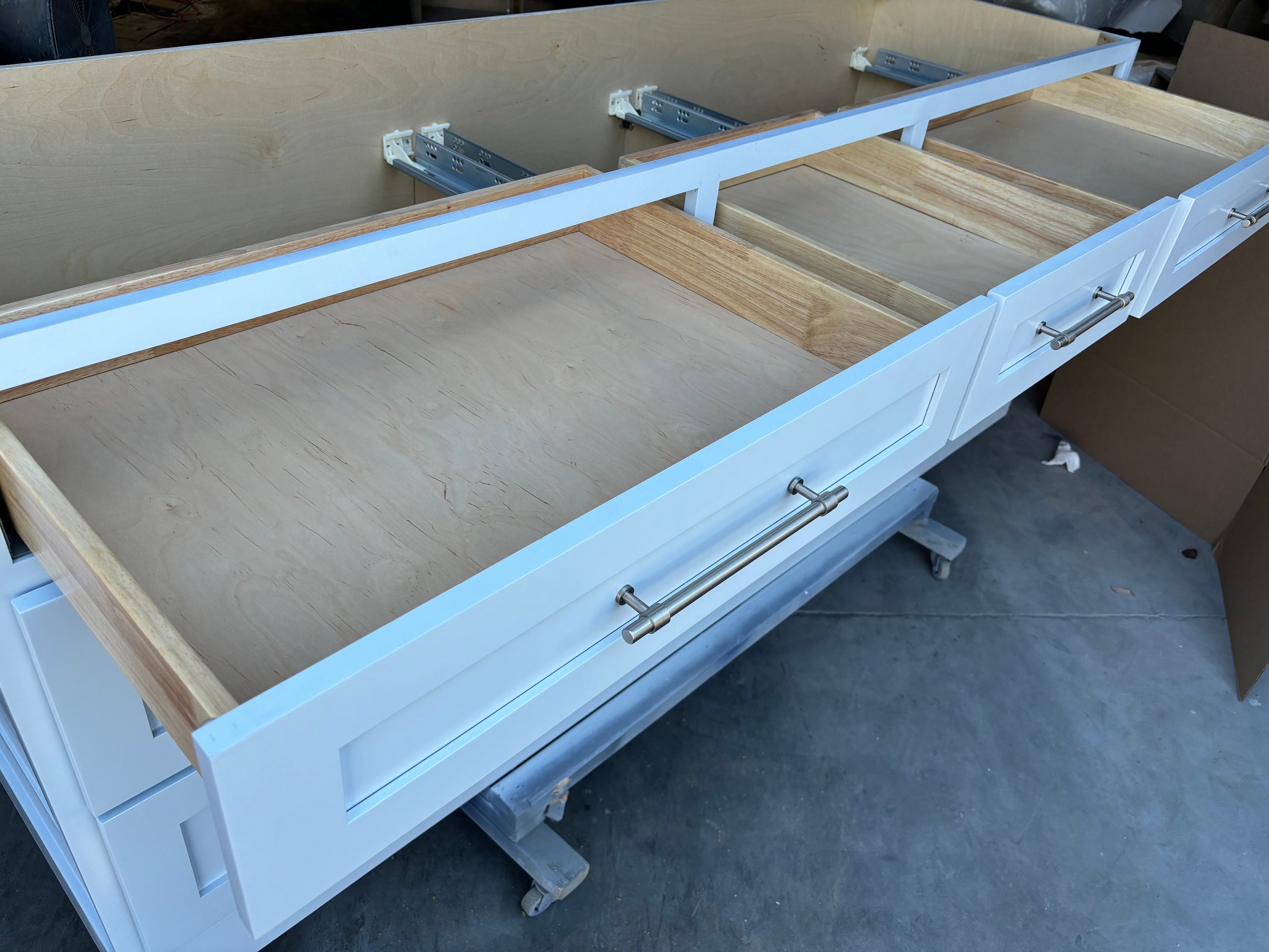 7ft White Kitchen Island Without Top. Custom Welcome - Etsy