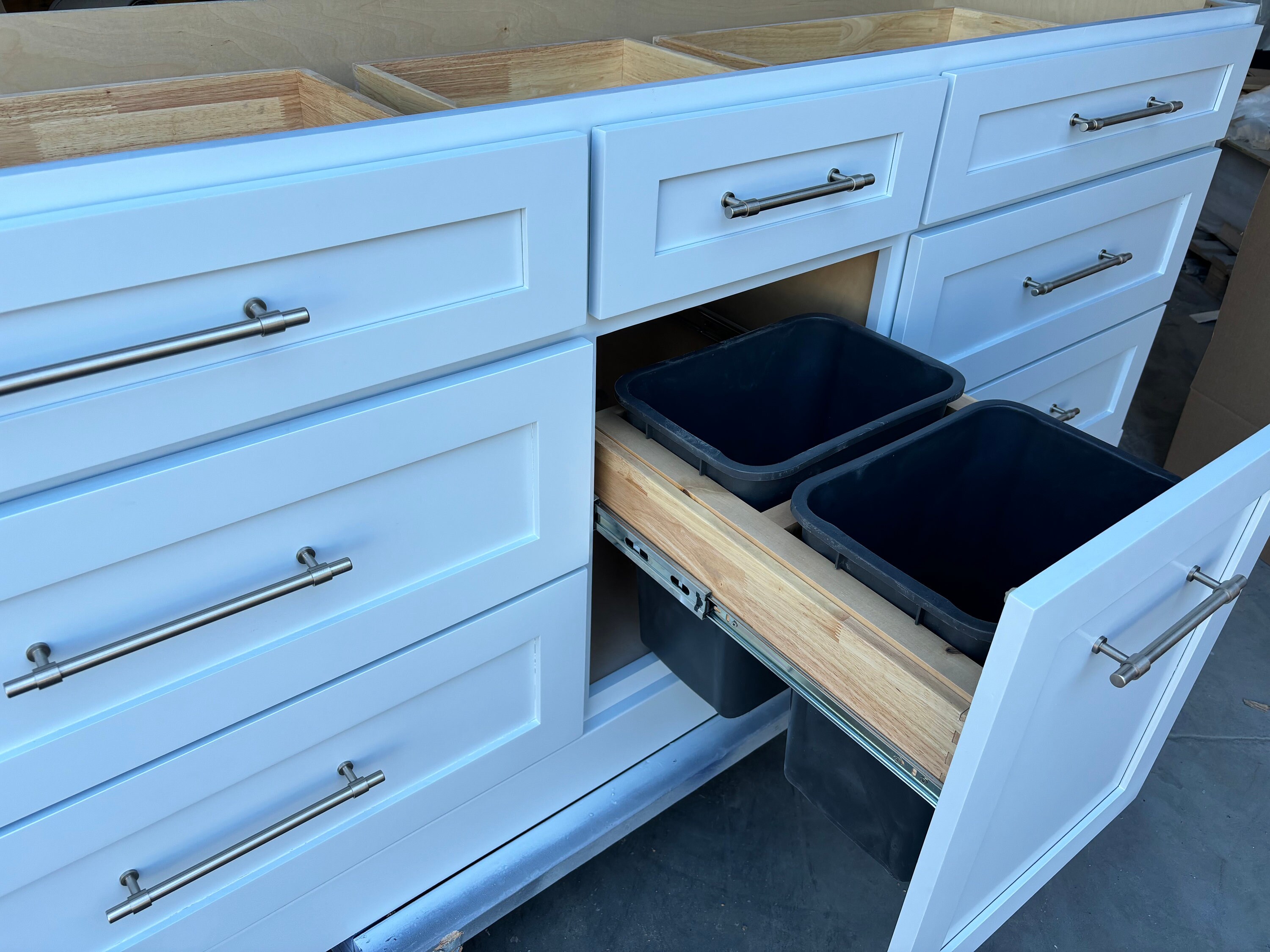 7ft White Kitchen Island Without Top. Custom Welcome - Etsy