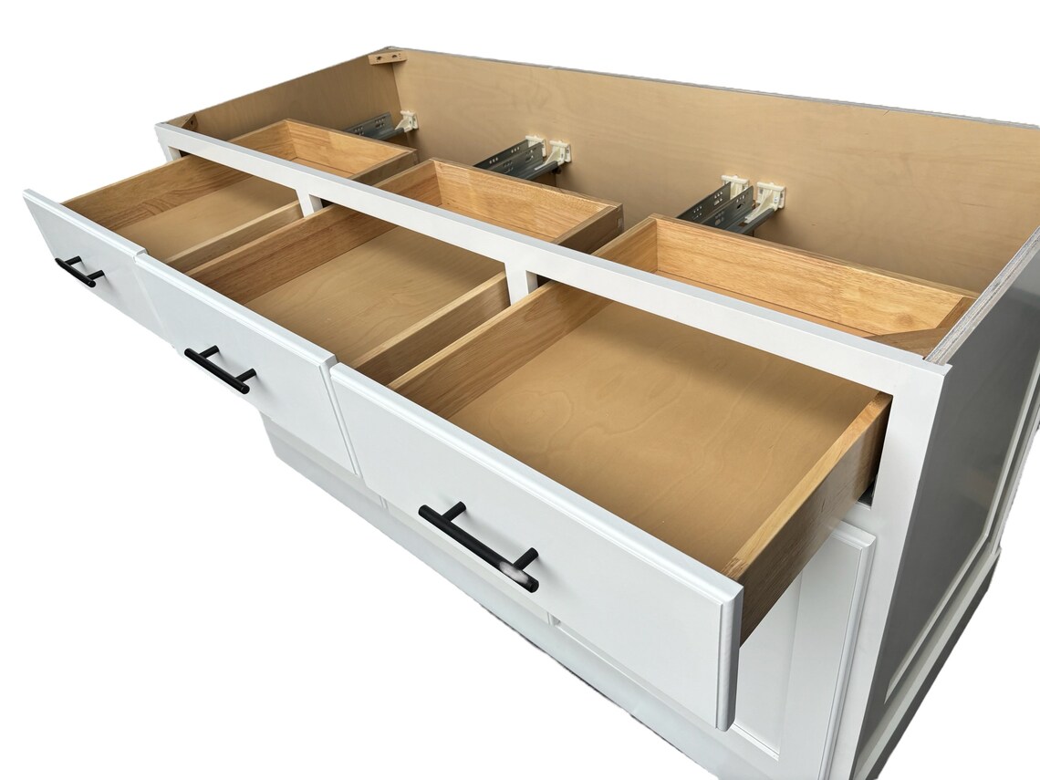 5ft White Kitchen Island W/o Top - Etsy