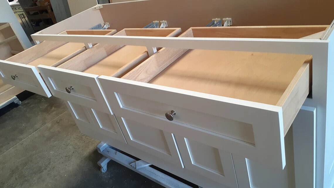 White Kitchen Island Without Top, Custom Welcome - Etsy