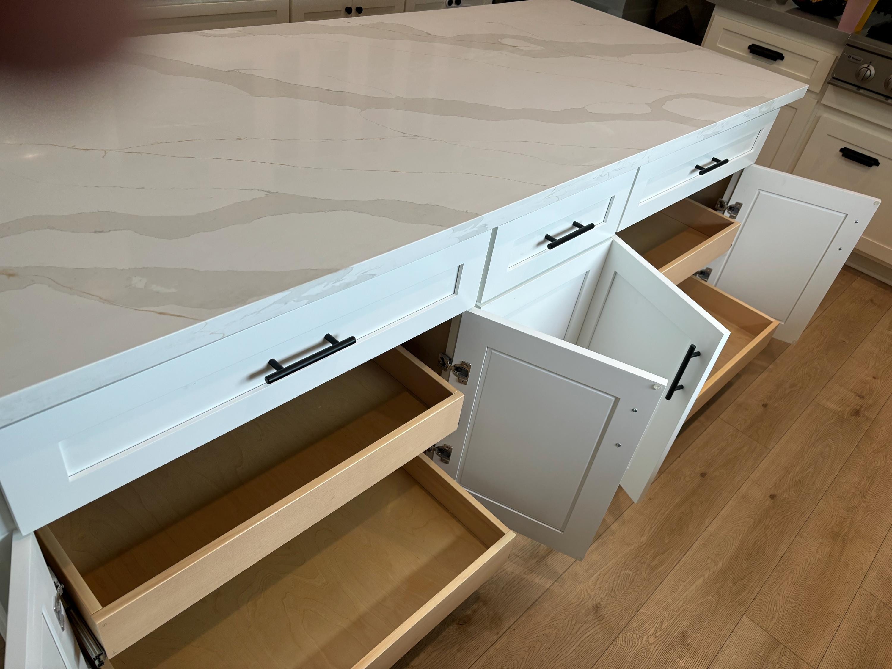 7ft White Kitchen Island, Custom Welcome - Etsy