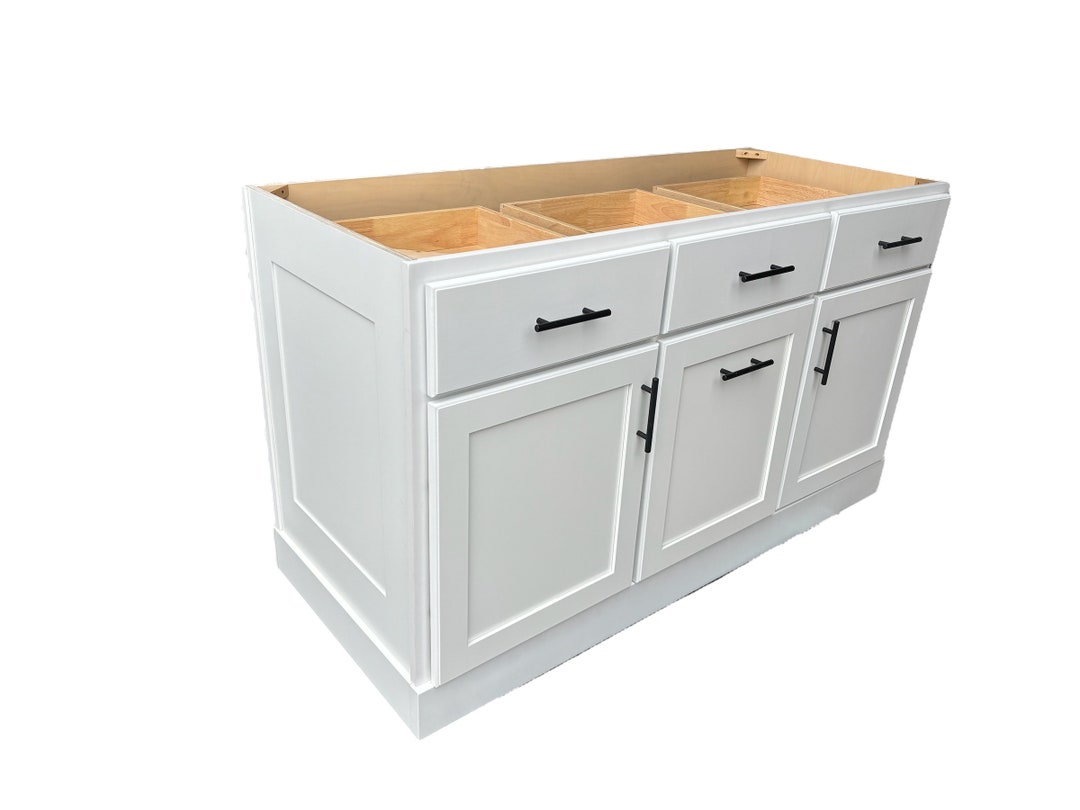 5ft White Kitchen Island W/o Top - Etsy