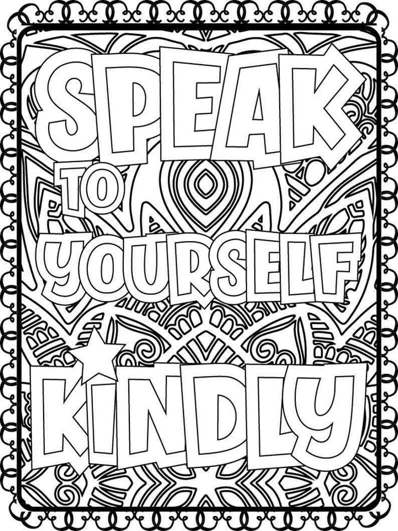 Growth Mindset Coloring Pages - Etsy